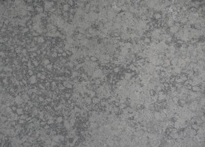 China Polished Gray Quartz Stone Slab - 93% Quartz Content, 6-7 Mohs Hardness for Kitchen Countertops & Stairs for sale