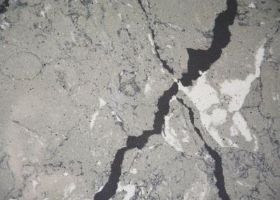 China Grey Quartz Stone Anti-Slip Slabs - 93% Natural Quartz, 3200×1600mm & 3000×1400mm Sizes for sale