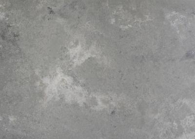 China Polished Grey Quartz Stone Slab 3200x1600mm 93% Quartz for Countertop for sale