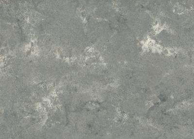 China 6mm Grey Quartz Stone Solid Surface Slab 3000x1400mm for Kitchen Countertops for sale
