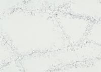 China Calacatta White Artificial Quartz Stone Slabs - 93% Natural Engineered Stone in 12-30mm Thickness for Countertops & Flooring for sale