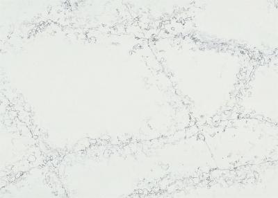 China 8mm Anti-Slip Honed Calacatta Quartz Stone - 93% Natural Quartz, 7% Resin, 7.0 Mohs Hardness for sale