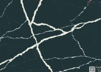 China Bathroom Countertop Calacatta Quartz Stone Eco Friendly Building Materials for sale