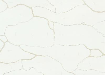 China High Density Calacatta White Quartz Countertops For Window Sill Block Step for sale