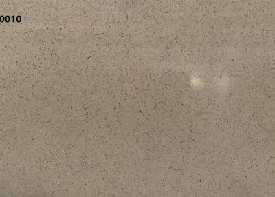 China Brown Quartz Stone Countertop 6.5 Mohs Hardness 93% Quartz Content - 6-30mm Thickness Options for sale