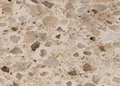 China Colorful Quartz Stone Countertops - 93% Natural Quartz, 3200x1600mm Slabs, 7.0 Mohs Hardness for sale