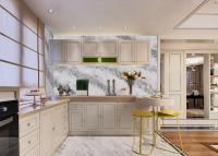 China Polished Quartz Wall Panels 6mm 8mm 10mm 12mm Custom Sizes for Shower Wall Floor for sale