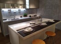 China Scratch Resistant Honed Black Quartz Countertops - 3200x1600mm Size, 2.45g/cm³ Density, Multiple Thickness Options for sale