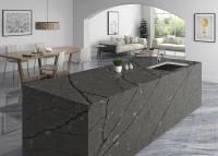 China Polished Engineered Quartz Kitchen Countertops 3200x1600mm with 2.45g/cm³ Density and 6-7 Mohs Hardness for sale