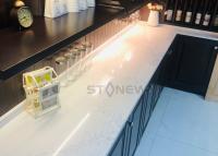China High Brightness Quartz Kitchen Countertops - 3200x1600mm Size, 2.45g/cm³ Density with 6-30mm Thickness Options for sale
