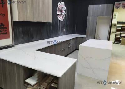 China Durable Quartz Kitchen Countertops 3200x1600mm with 2.45g/cm³ Density and 7 Hardness Rating for sale