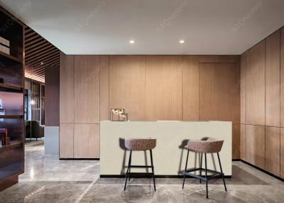 China Solid Surface Quartz Kitchen Tiles 12mm-30mm Thickness with 7 Mohs Hardness for Countertops and Flooring for sale