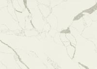 China Interior Decorative Floor Beige 18MM Thick Calacatta Quartz Stone for sale