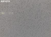 China High Tenacity Grey Quartz Stone Polished Slab 3200x1600mm Stain Resistant Block Step for sale