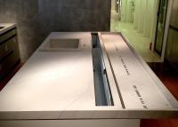 China Staining Resistant Honed Quartz Countertops & Floor Tiles - 6.5 Mohs Hardness, 3200×1800mm Slabs for sale