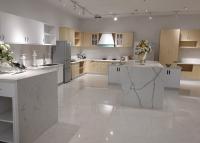 China White Calacatta Quartz Slab 6mm-30mm for Hotel Apartment Countertops for sale