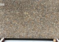 China Scratch Resistant Brown Artificial Quartz Slabs - 7.0 Mohs Hardness, 93% Quartz Content - Countertops & Wall Panels 6-30mm Thickness for sale