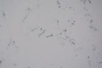 China Cararra White Quartz Stone Slab 3200x1800mm Polished Honed for Kitchen Countertop for sale