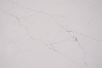 China Hotel Decorative Tops White 6MM Calacatta Quartz Stone Building Materials for sale
