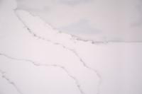 China White Calacatta 30mm Quartz Kitchen Countertops - 3200x1800mm Slabs with SGS/NSF Certification for sale