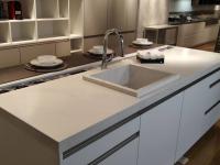 China White Calacatta 30mm Quartz Kitchen Countertops - 3200x1800mm Slabs with SGS/NSF Certification for sale