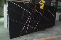 China Strong Weather Resistant Calacatta 3000*1500 Artificial Quartz Stone for sale
