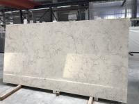 China Sparkle White Grey Veined 3200x1600 Artificial Quartz Slabs for Home Decoration for sale