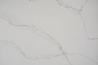 China 15MM Polished Custom White Carrara Quartz Stone With Kitchen Countertop for sale