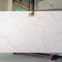 China High Density Calacatta White 3000*1400 Quartz Kitchen Countertops for sale