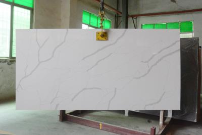 China Home Decoration Artificial Calacatta Quartz Stone For Kitchen and Bathroom for sale