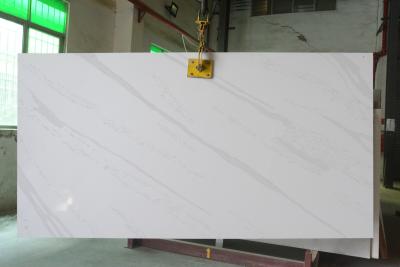 China Polished White Calacatta Artificial Quartz Stone Decorative Building Materials for sale