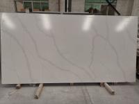 China 3000x1600mm White Calacatta Quartz Stone Vanity Top - Non-Porous Surface in 6-30mm Thickness for sale