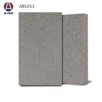 China Anti Slip 15mm Grey Engineered Quartz Stone Slab for Kitchen Countertop Home Design for sale