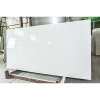 China Interior Decorative White Engineered Quartz Stone Floor and Wall Tile for sale