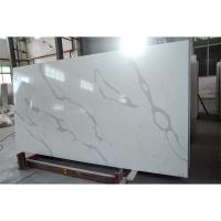China White 2cm 3cm Solid Carrara Quartz Countertop With  Btahroom Vanity top for sale