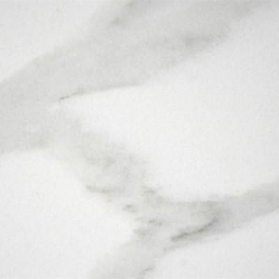 China White Snowflake Calacatta Quartz Countertop Solid Surface 12mm 20mm Kitchen Slab for sale