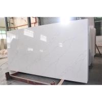 China Hotel Decorative Tops White 6MM Calacatta Quartz Stone Building Materials for sale