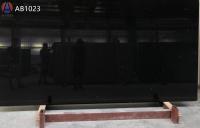 China 18mm Black Faded Glass Quartz Kitchen Countertop - 3200x1800mm Jumbo Size with Recycled Glass Content for sale