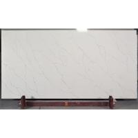 China Marble Texture Black Veined Calacatta Quartz Stone 3000*1500MM for sale