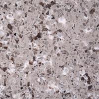 China Hygienic 18MM Grey Engineered Quartz Stone For Home Worktops And Kitchen Countertops for sale