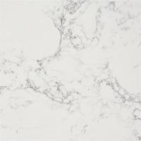 China 3200*1600 Carrara Quartz Stone Kitchen Island Chalky Veins Embedded for sale