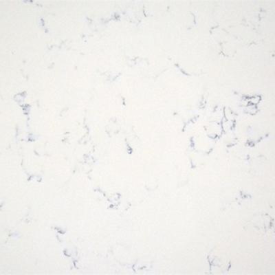 China 15MM Daring Carrara Dark Chalky Veins Quartz Stone With Cmmercial for sale