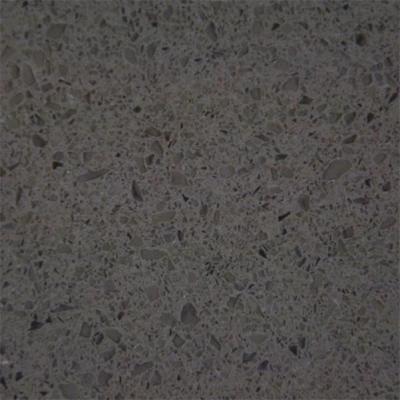 China Custom Sized Dark Grey Glass Quartz Slab 3200x1800mm for Countertops Wall Floor Tiles for sale