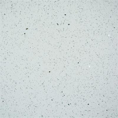 China 20mm White Dove Recycled Glass Quartz Countertop Slab for Kitchen Bathroom Table Tops for sale