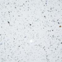 China Immaculate Custom Sized 15 MM Paper White Recycled Glass Quartz Kitchen Backsplashes Materials for sale