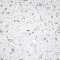 China 3200x1800x18mm Frostine White Recycled Glass Quartz Decorative Flooring Tile Non Slippery for sale