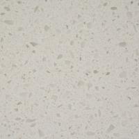 China 12MM Pristine White Recycled Glass Decorative Flooring Tile Quartz for sale