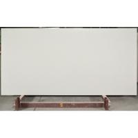China Stainless 3000*16000MM Clear White Quartz Glass Kitchen Countertop for sale