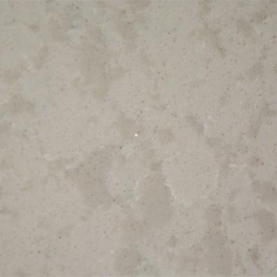 China Prefabricated Beige 15MM Carrara Quartz Stone Bathroom Wall Tile for sale