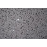 China Polished 3200*1600MM Grey Engineered Artifical Quartz Slab Countertop Customized Thickness for sale